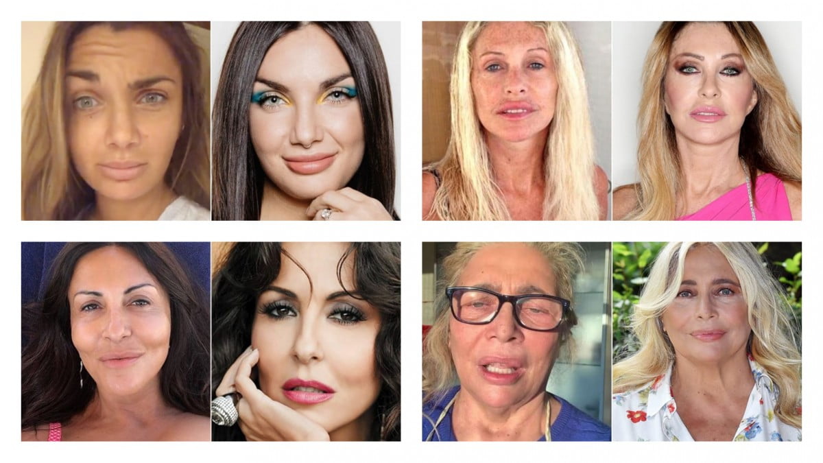 Vip senza trucco: sono davvero così belle? Barbara d'Urso è irriconoscibile