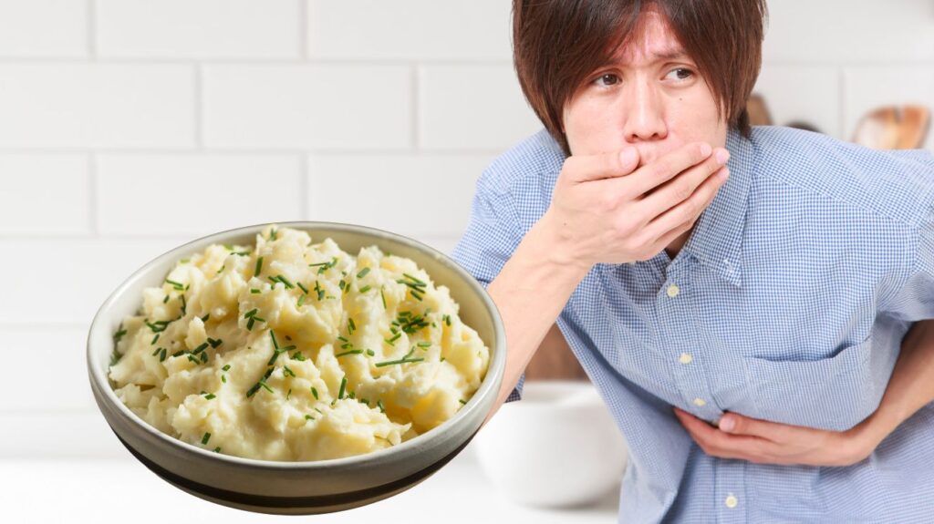 Mangia il purè preparato dall'amica: quando scopre che quello in ...